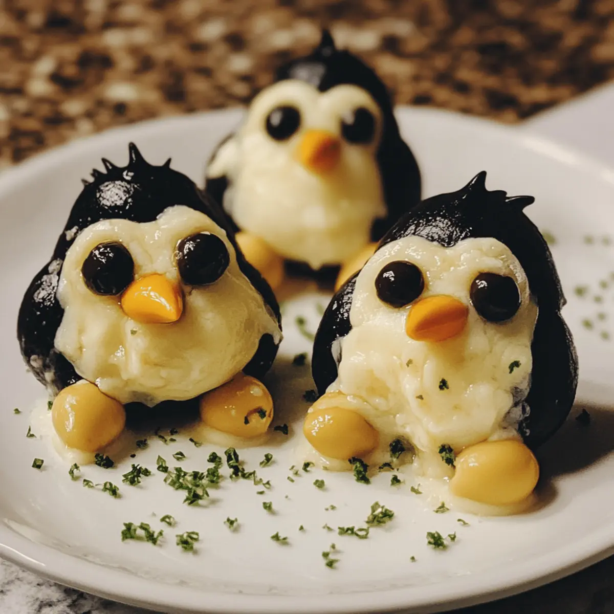 Irresistible, Delicious Easy Olive and Cheese Penguins Recipe