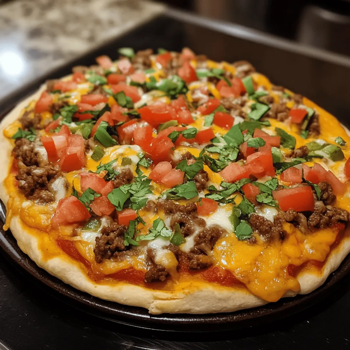 Perfect Taco Pizza (Using Pre-Made Crust) – Irresistible Crunch